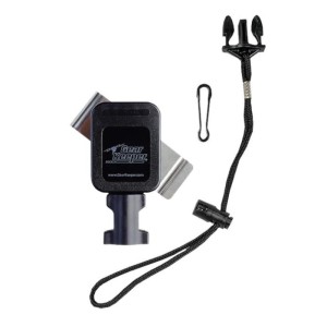 Retractable Sidearm Tether, Low Force Rotating Belt Clip