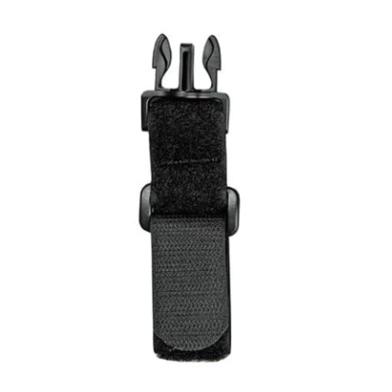 QC-II male w/ 1″ wide Velcro strap