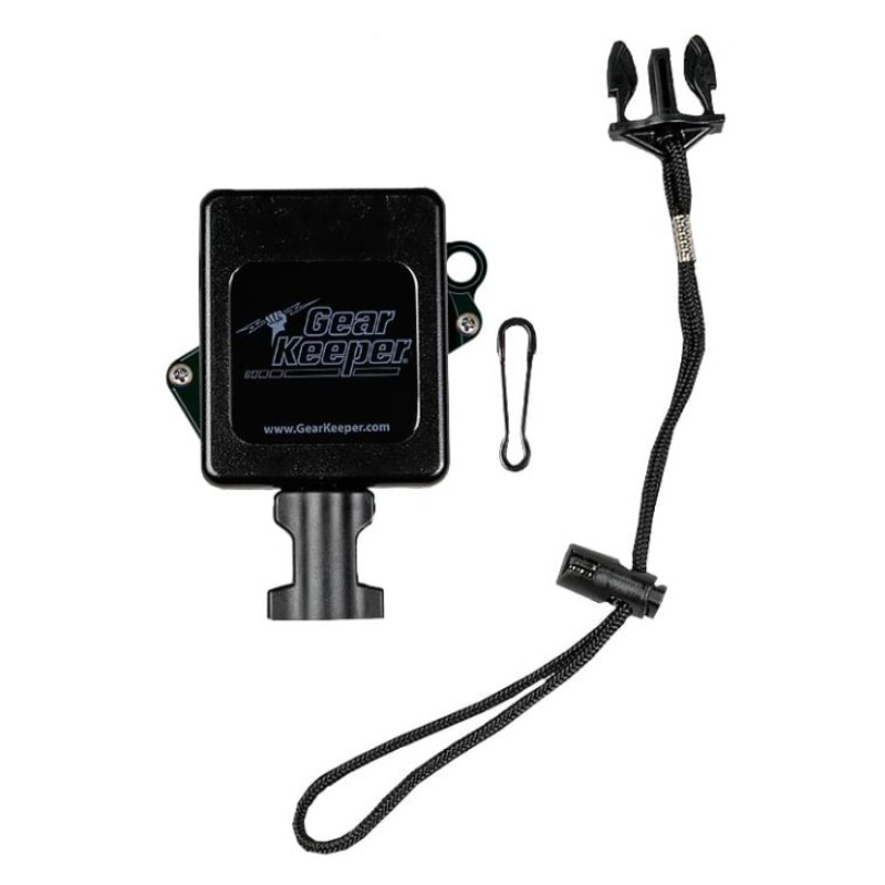 Retractable Sidearm Tether, Super Force Clamp-on Belt Clip