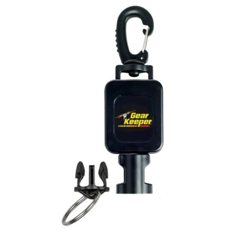 SCUBA Medium Flashlight Retractor HD Rotating Snap Clip
